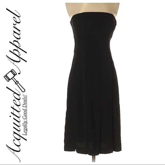 Yansi Fugel | Dresses | Yansi Fugel Little Black Sleeveless Pleated ...